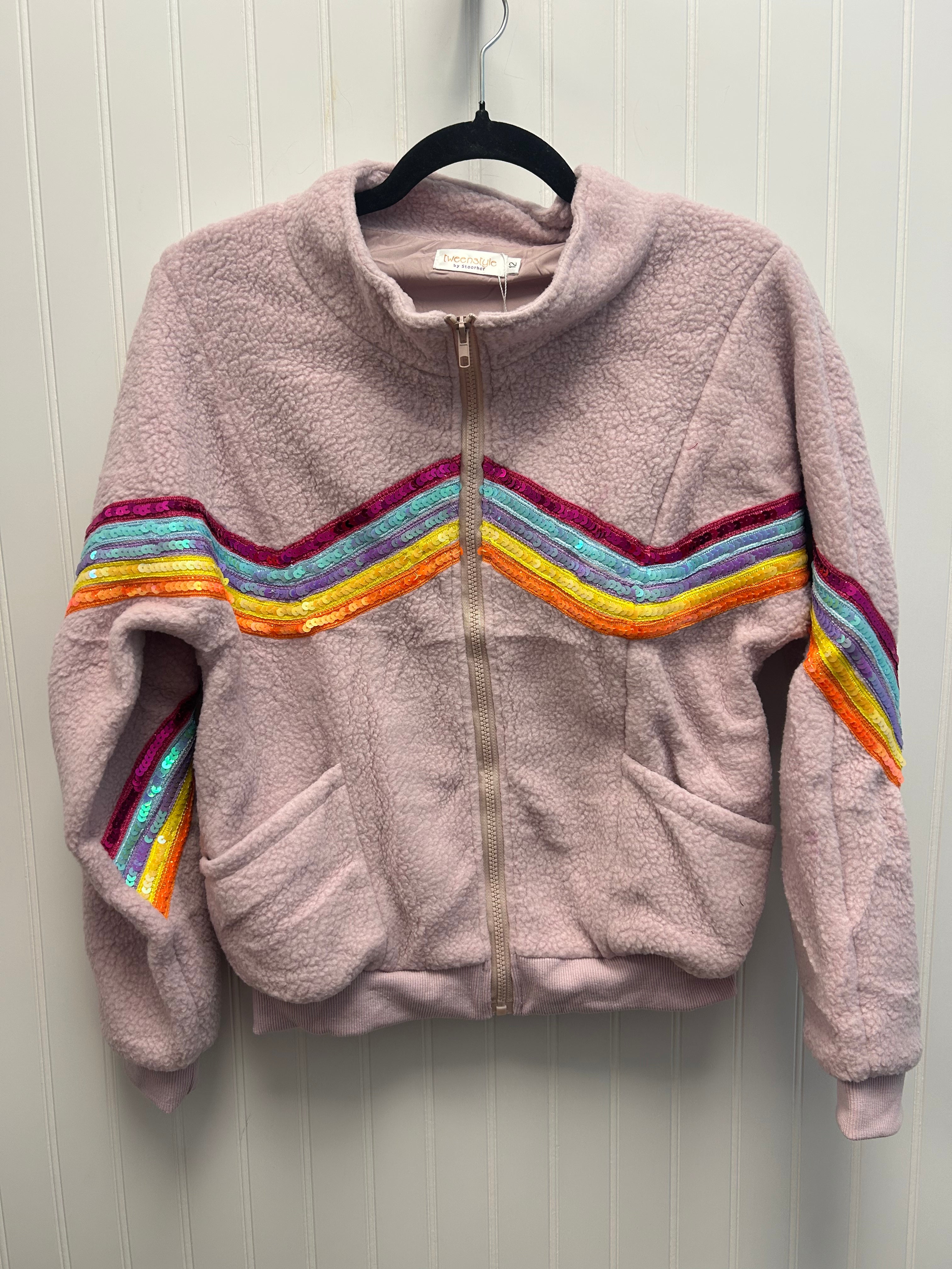 Sequin Rainbow Trim Sherpa Jacket – TOOTSIETRENDSBOUTIQUE